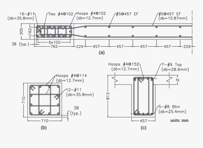 Cross Section Of Beam And Column, HD Png Download , Transparent Png ...