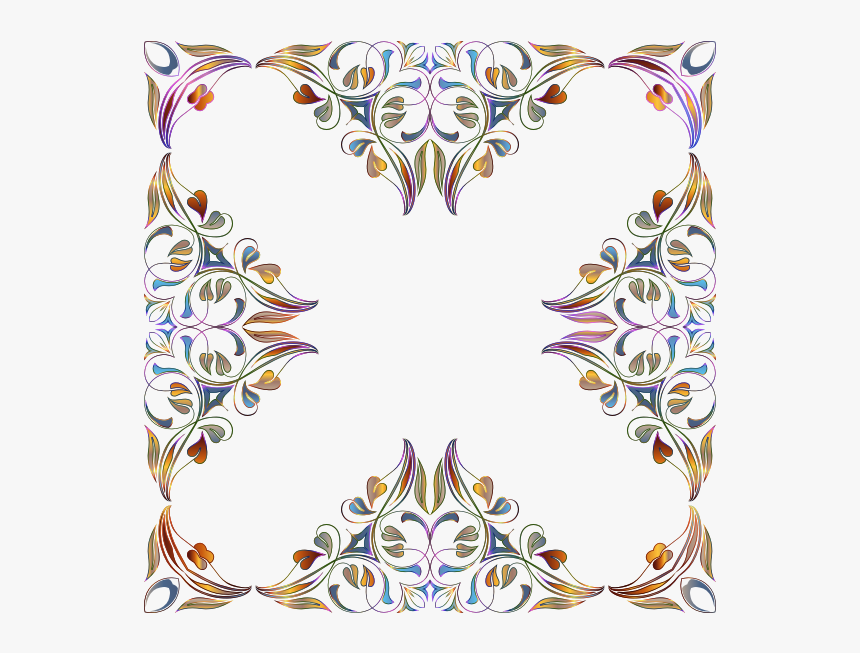 Chromatic Frame Vector Image - Motif, HD Png Download , Transparent Png ...