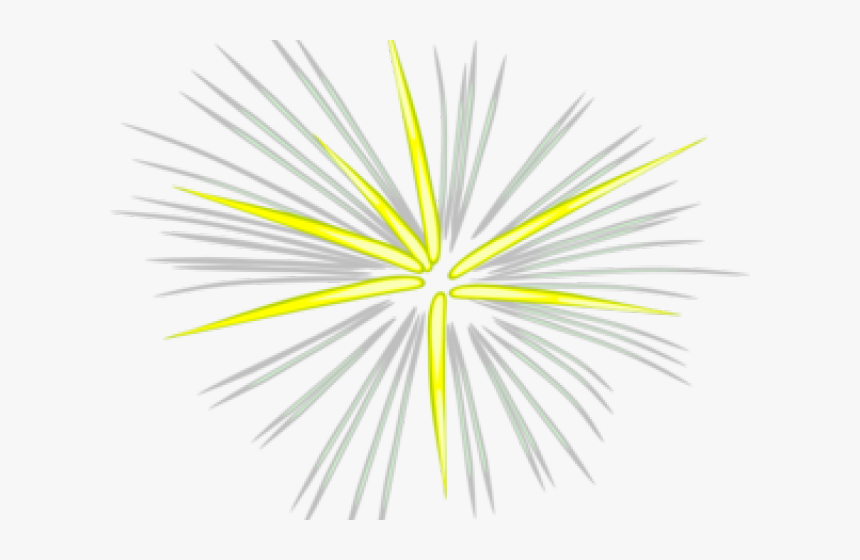 Fireworks Clipart Yellow - Firework Cartoon Png, Transparent Png ...
