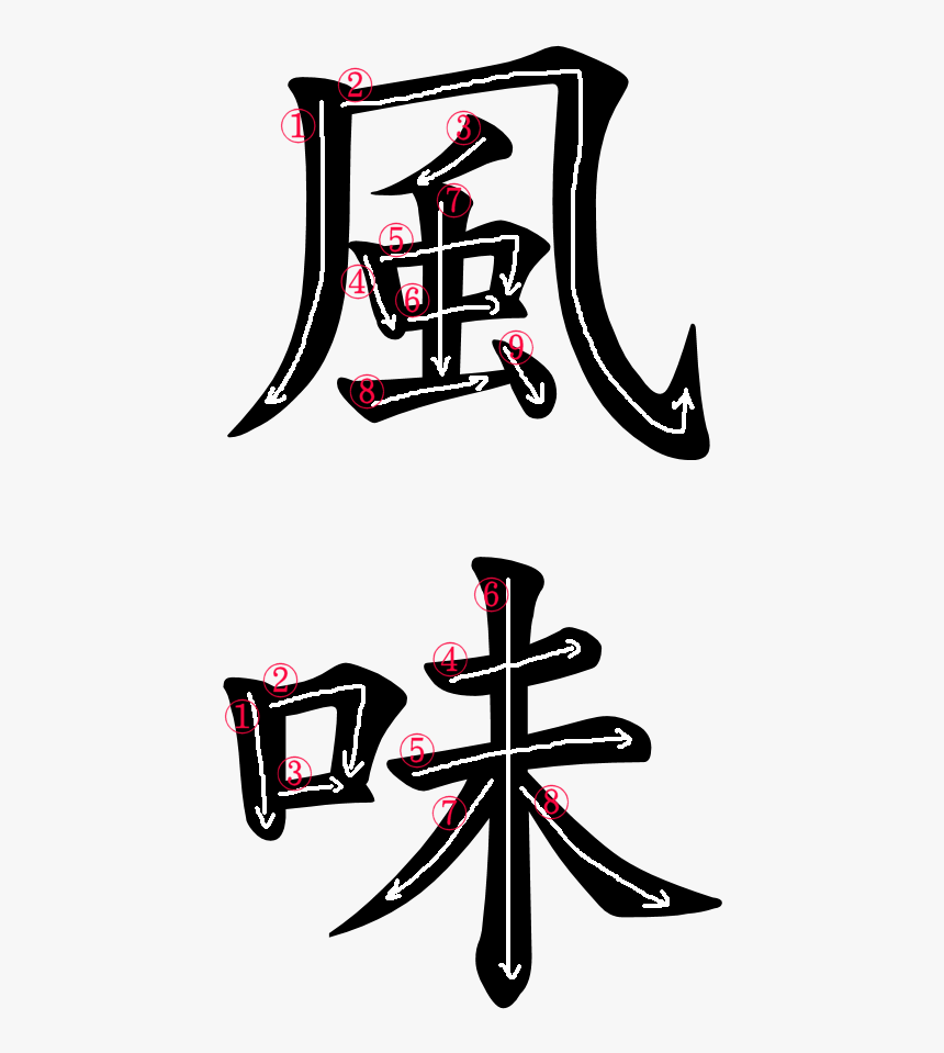 Japanese Word For Smack - Spider Kanji Stroke Order, HD Png Download ...
