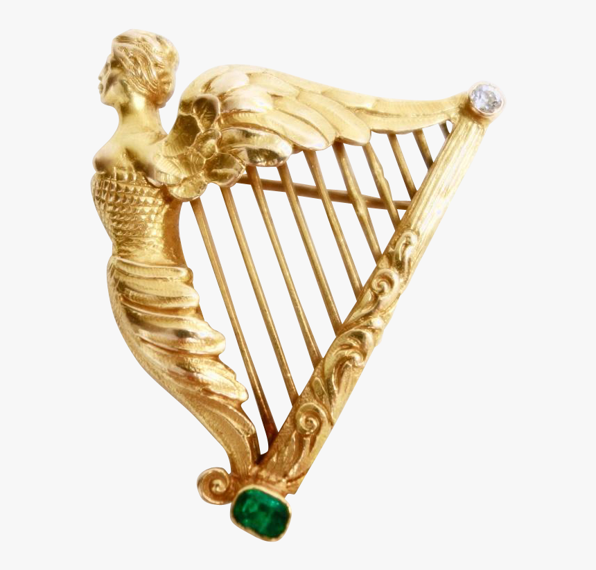 Irish Angel Harp Ring, HD Png Download , Transparent Png Image - PNGitem
