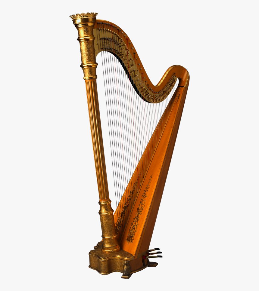 Transparent Soundboard Clipart - Harp Png Transparent, Png Download ...