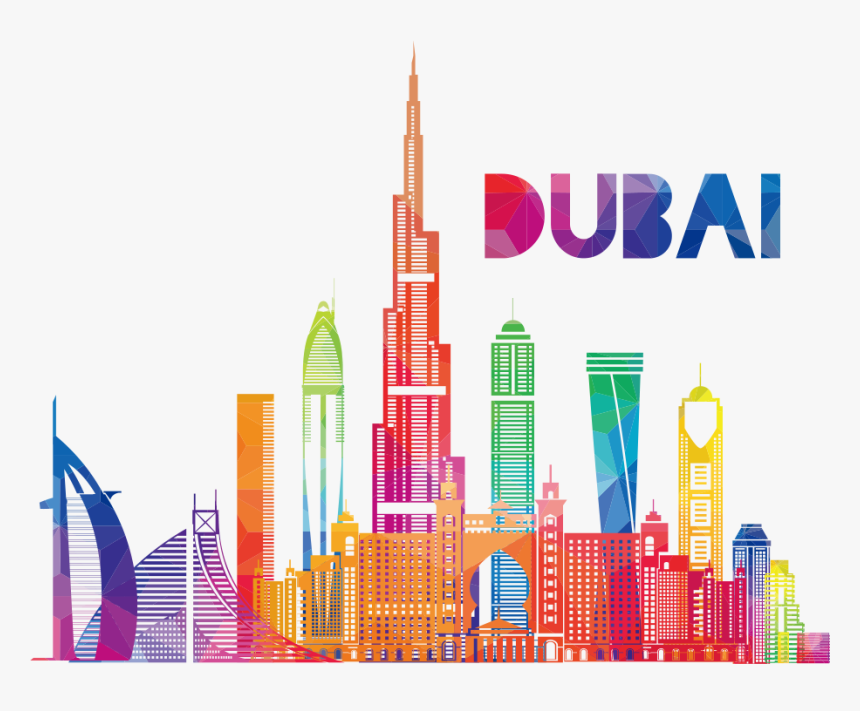 Dubai Khalifa Illustration Royalty-free Vector Skyscraper - Burj ...