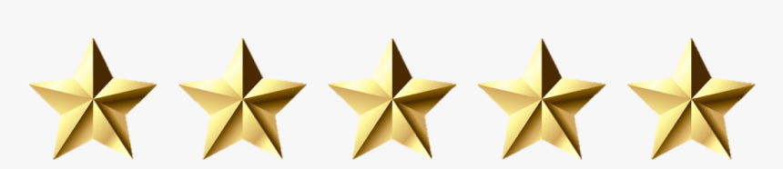 5 Gold Star Png