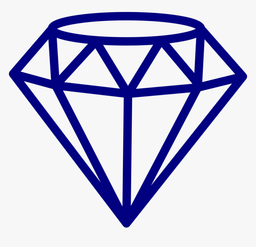 Diamond Vector Black And White, HD Png Download , Transparent Png Image ...