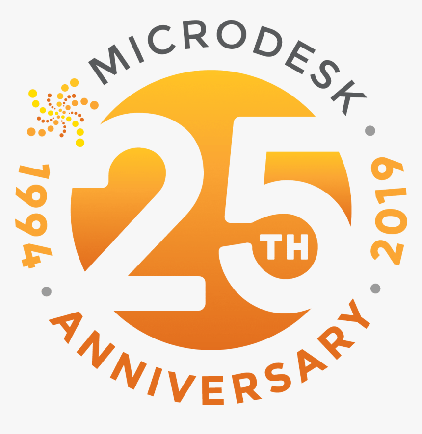 Anniversary Logo - Microdesk, HD Png Download , Transparent Png Image ...