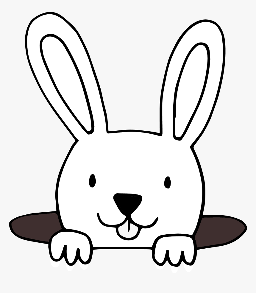 Bunny In Hole Png Picture - Domestic Rabbit, Transparent Png ...