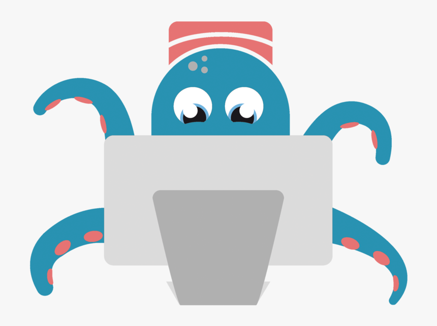 Transparent Blue Octopus Clipart - Octopus Pms, HD Png Download ...