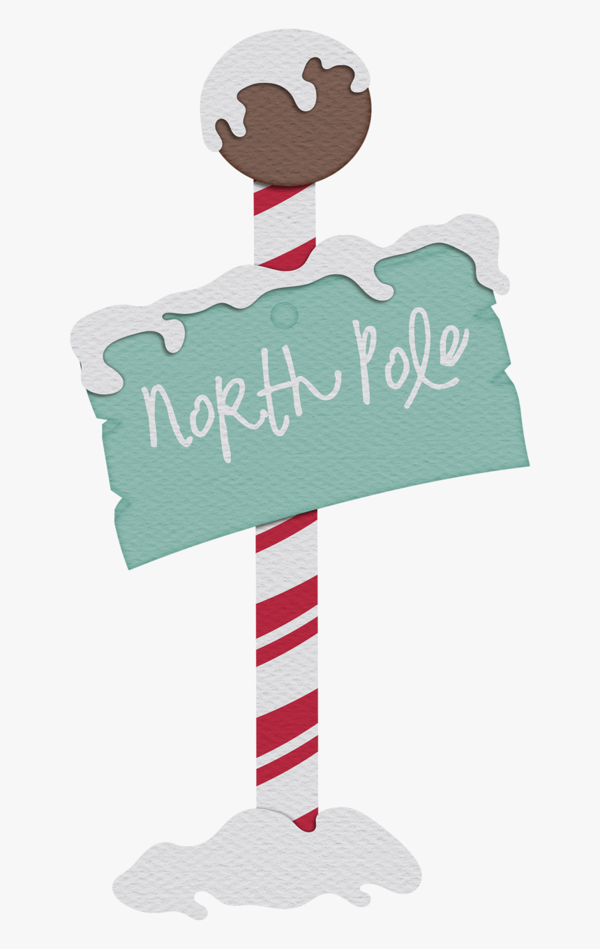 Blank North Pole Sign Clipart