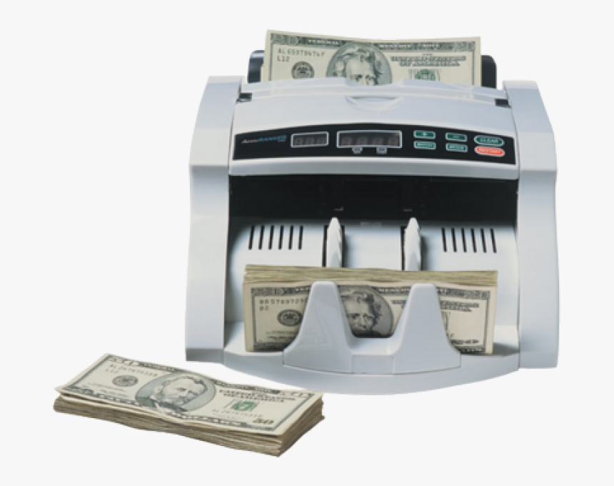 Money Counting Machine - Money Counter Machine Png, Transparent Png ...