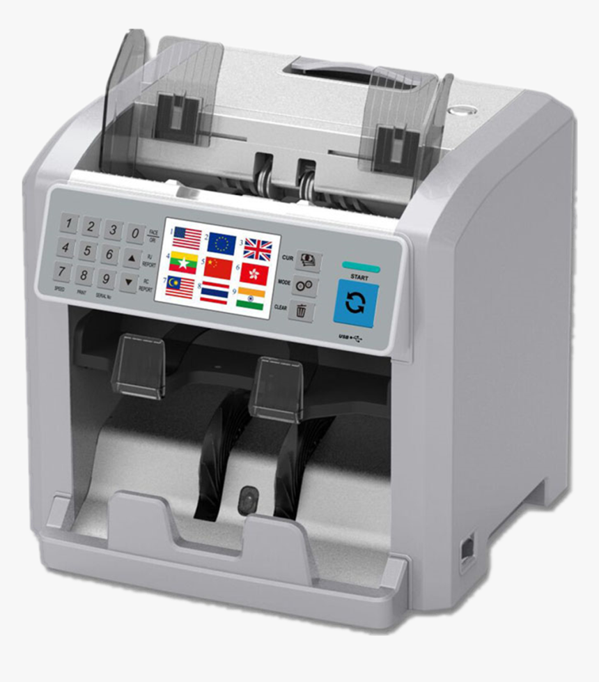 Transparent Money Counter Png - Note Counting Machines In China, Png ...