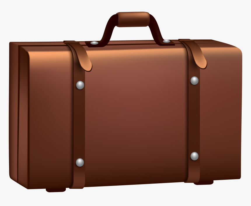 Brown Suitcase Png Clip Art Image - Transparent Suitcase Clipart, Png ...