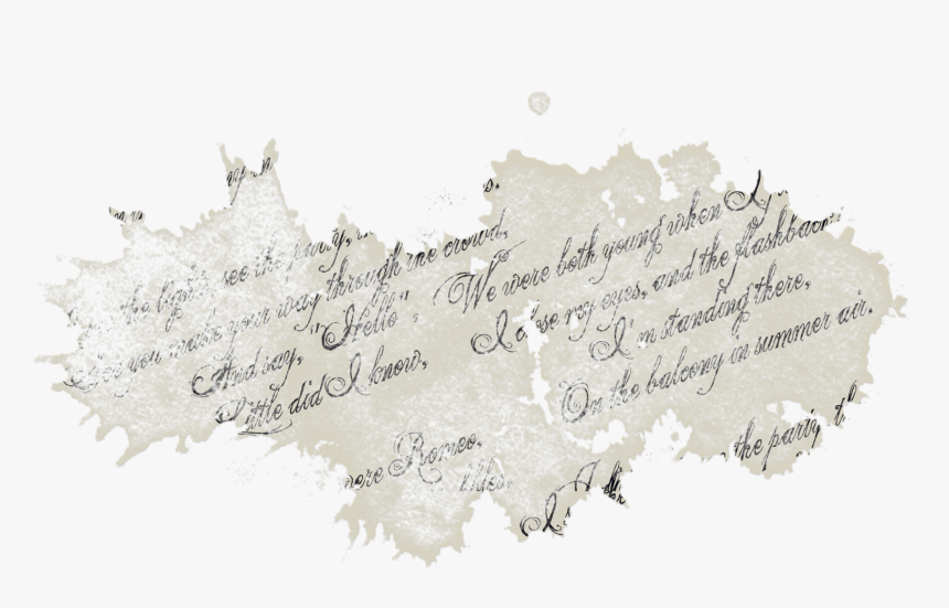 Military Mega White Splotch With Handwriting, HD Png Download ...
