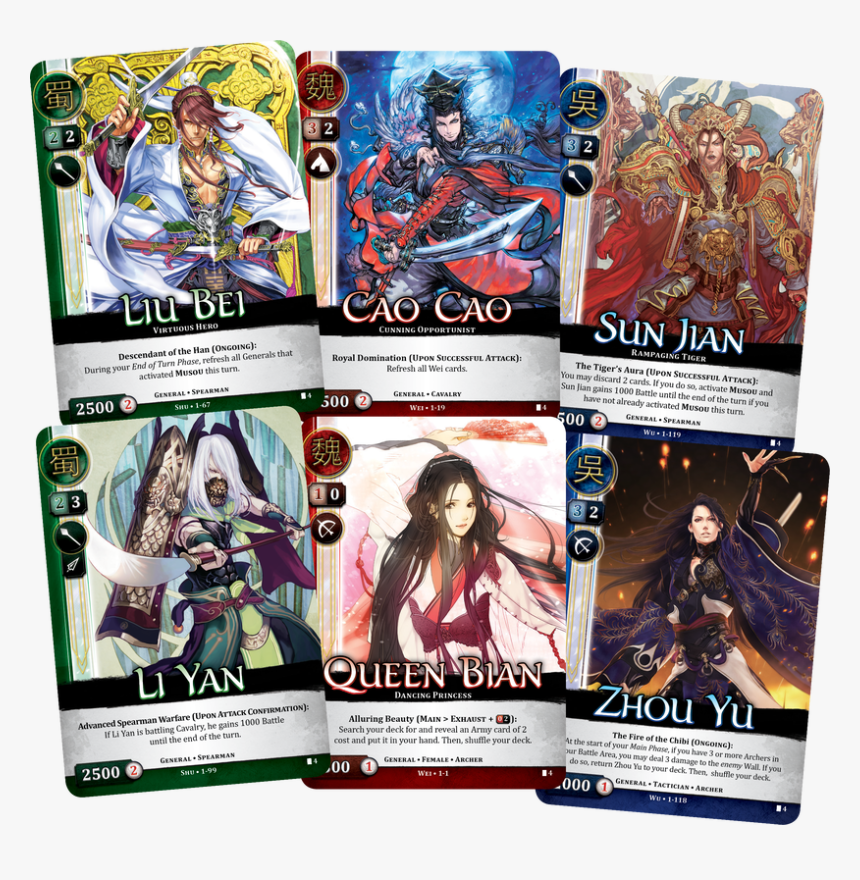 Picture - War Of The Three Kingdoms Card Game, HD Png Download ...