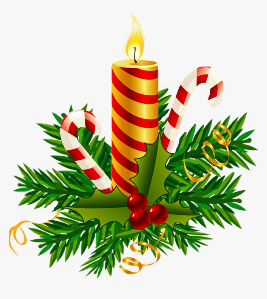 Christmas Candles Vector Png, Transparent Png , Transparent Png Image ...