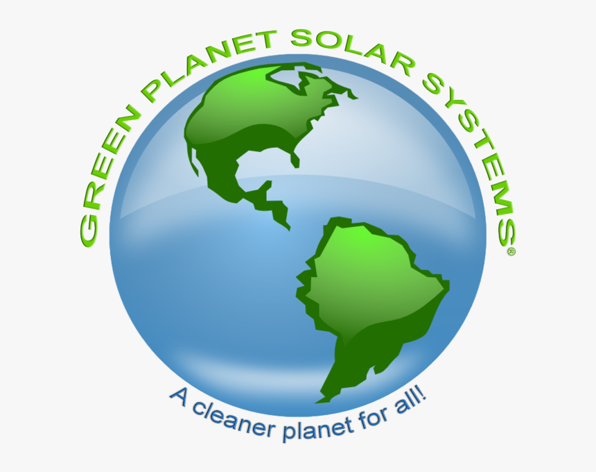 Green Planet Solar Systems - Globe Clip Art, HD Png Download ...