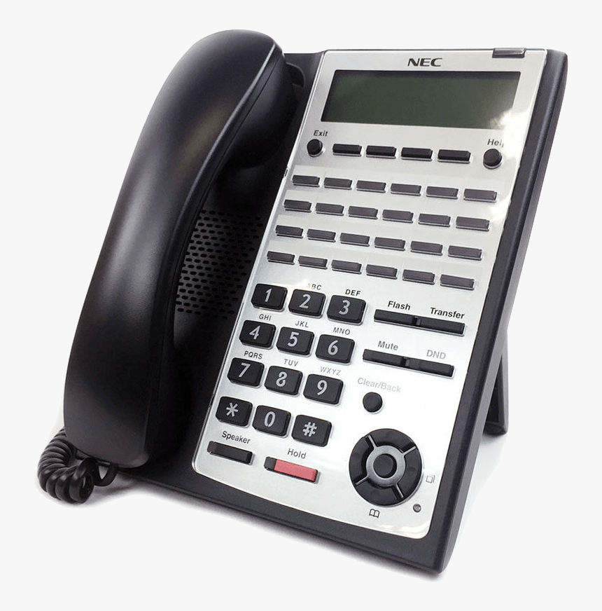 Ip4ww-24tixh Digital Phone - Nec Sl1100, HD Png Download , Transparent ...