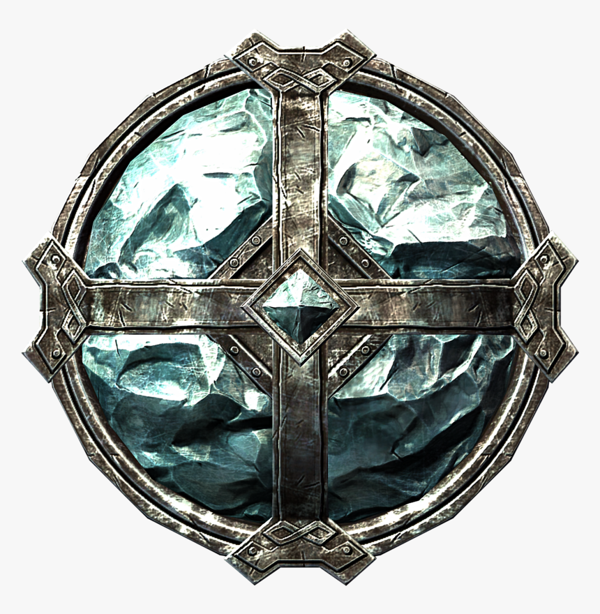Stalhrim Shield - Skyrim Shield, HD Png Download , Transparent Png Image - PNGitem