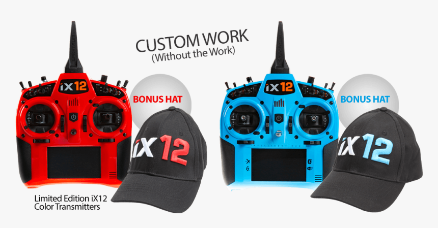 Ix12 Transmitters, Light Blue/red - Spektrum Ix12, HD Png Download ...