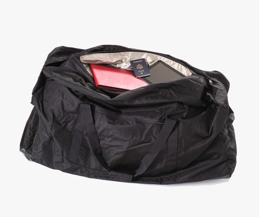 Transparent Duffle Bag Png - Open Black Duffle Bag, Png Download ...