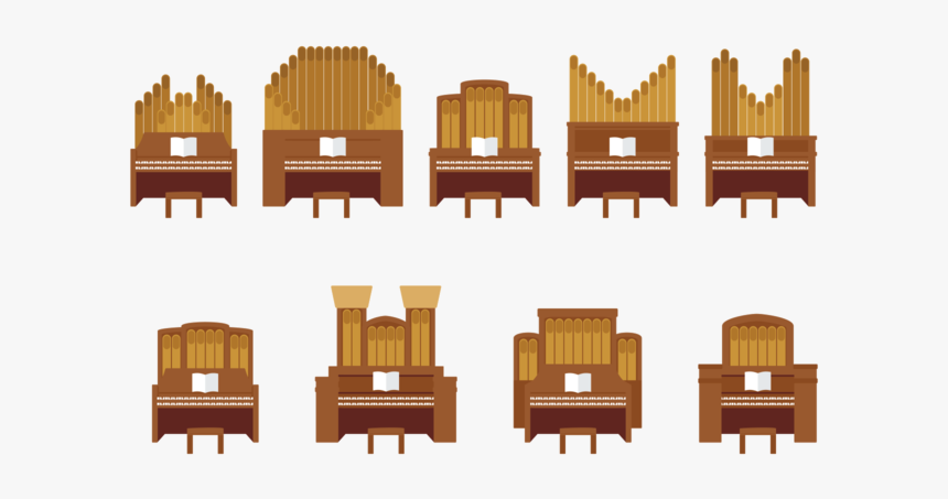Pipe Organ Vector - Organ Vector, HD Png Download , Transparent Png ...