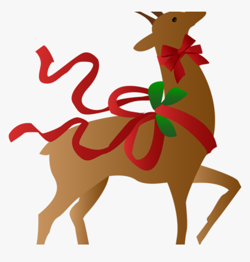 Free Vector And Clip - Reindeer Christmas, HD Png Download ...