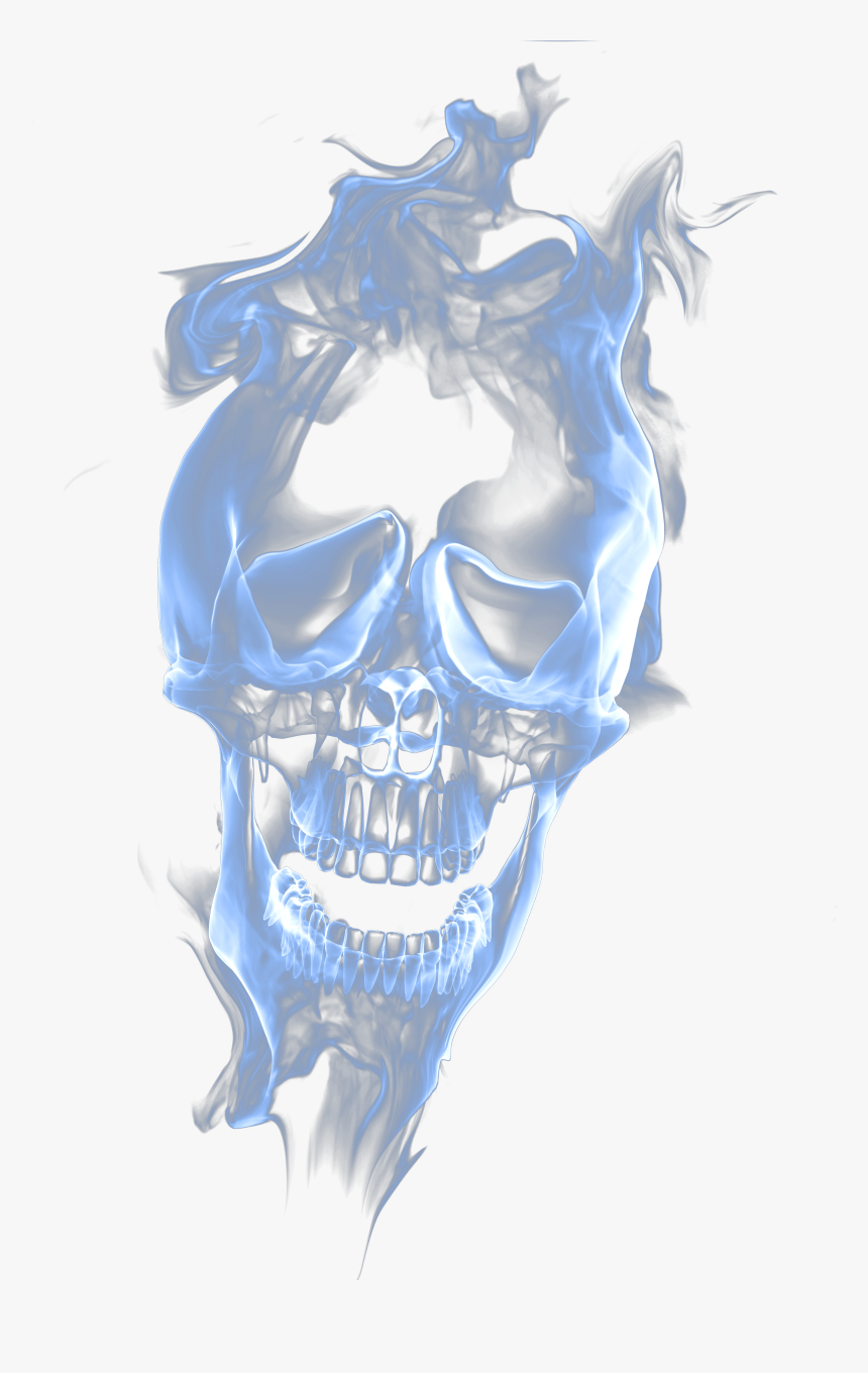 Blue Skull Png - Smoke Skull Png, Transparent Png , Transparent Png ...
