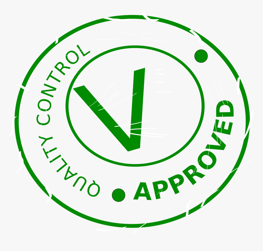 Transparent Stamps Clipart - Quality Control Approved Png, Png Download ...