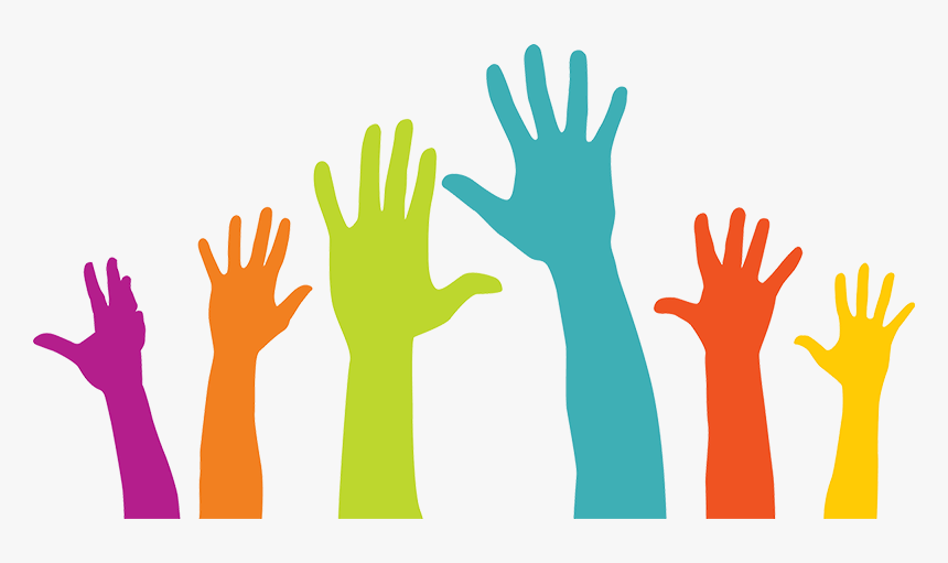 Transparent Hand Hold Png - Raise Hand No Background, Png Download ...