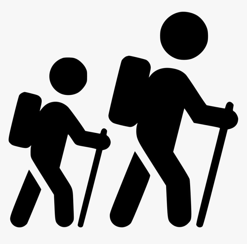 Hikers Svg Png Icon - Transparent Hiker Clipart, Png Download ...