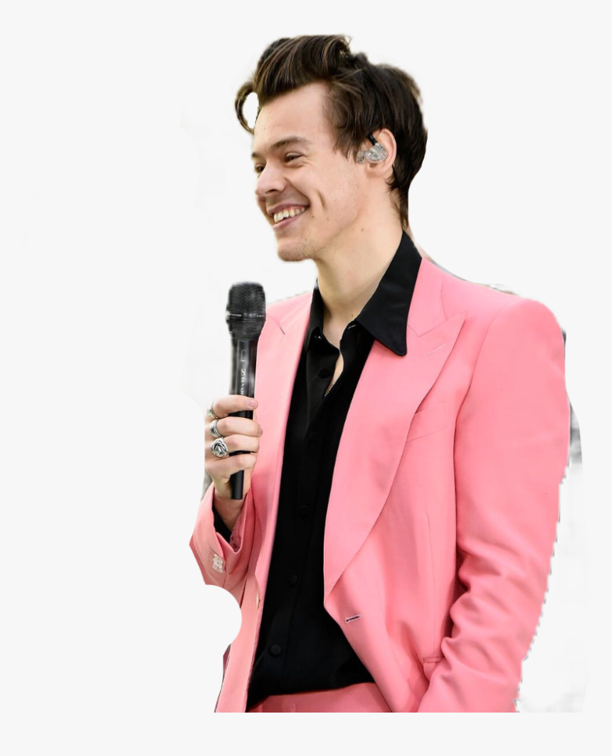 Pink Harry Styles Suit 2017