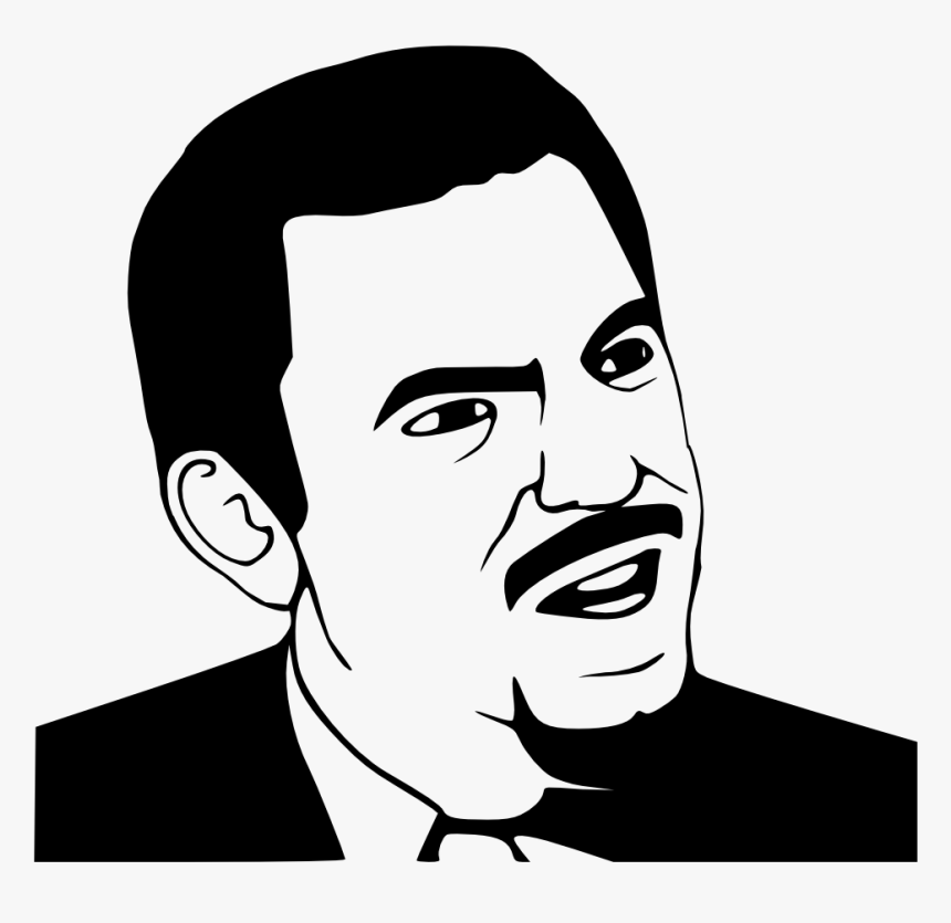 Youtube Rage Comic Smiley Clip Art - Seriously Face, HD Png Download ...