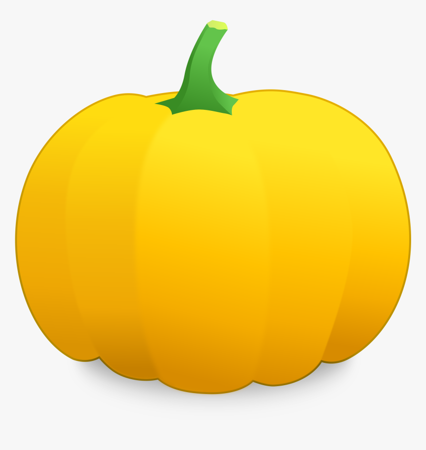 Pumpkin Clip Arts - Yellow Pumpkin Clipart, HD Png Download ...