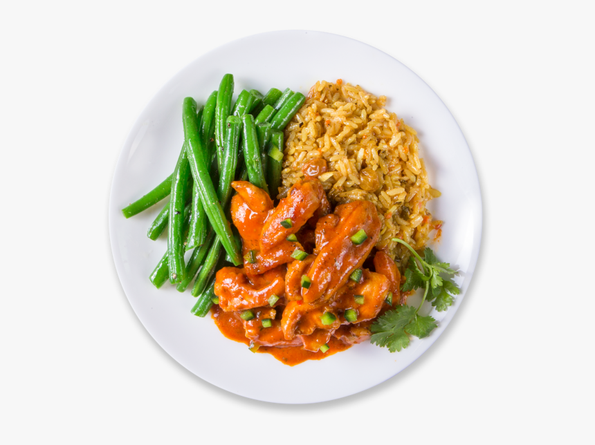Meal Png Pic - Chicken Dish In Plate Png, Transparent Png , Transparent ...