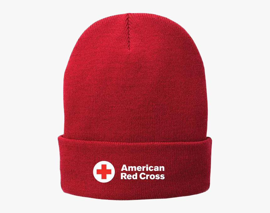 Fleece-lined Knit Cap - Red Cross, HD Png Download , Transparent Png ...