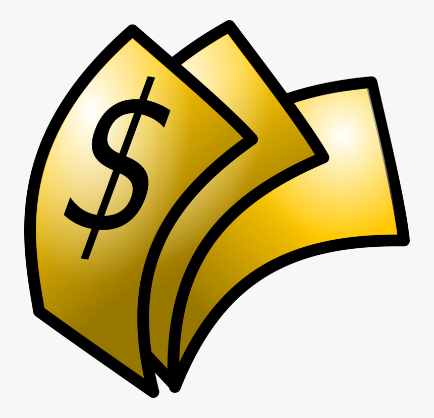 Symbol,brand,yellow - Money Clip Art, HD Png Download , Transparent Png ...