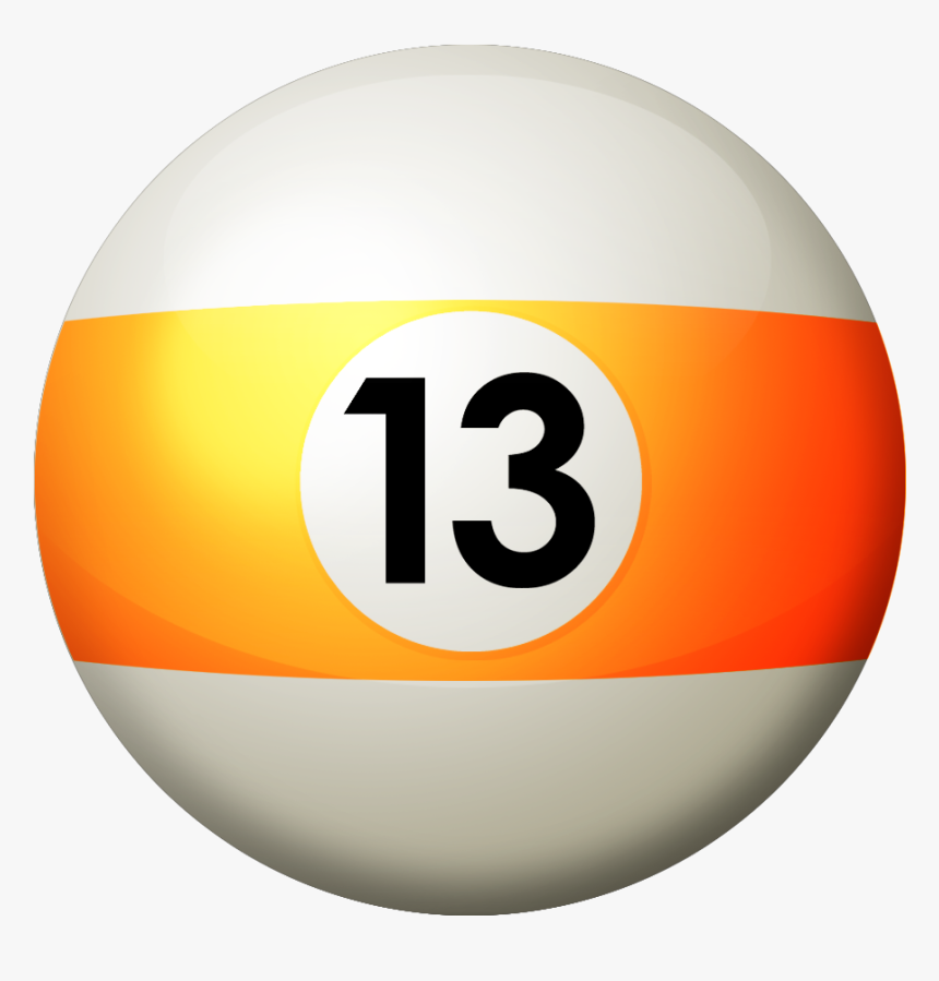 13 Pool Ball Png, Transparent Png , Transparent Png Image - PNGitem