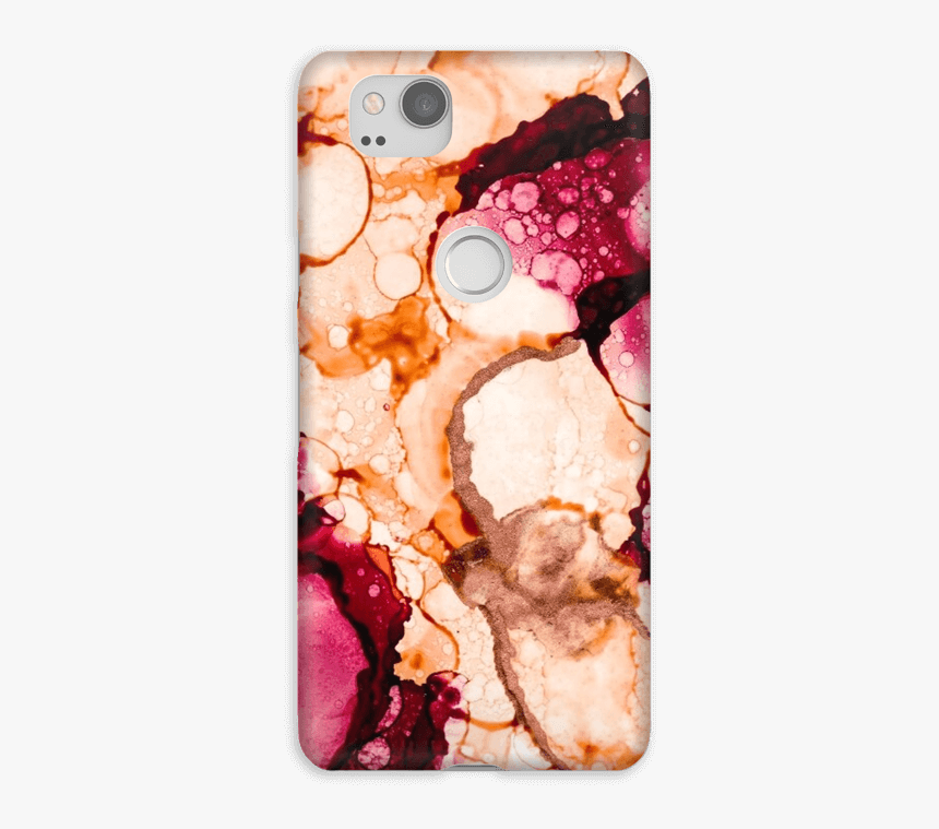 Pink & Orange Bubbles Case Pixel - Mobile Phone Case, HD Png Download ...