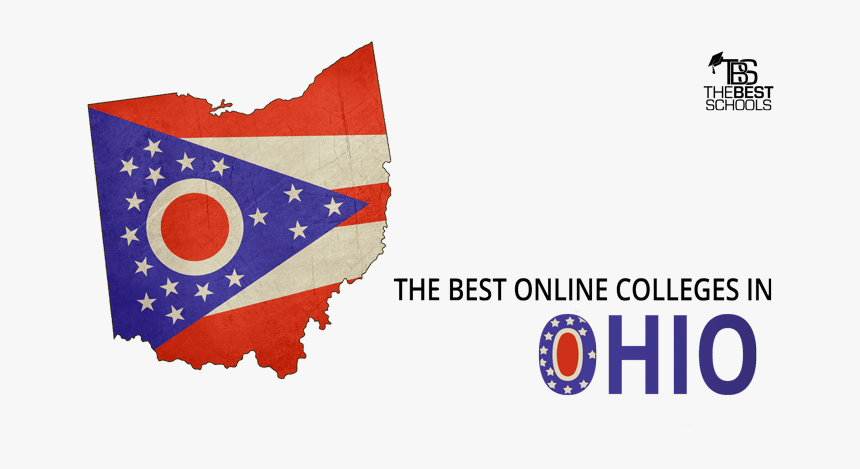 Hero Image For The Best Online Colleges In Ohio - Ohio With Ohio Flag ...