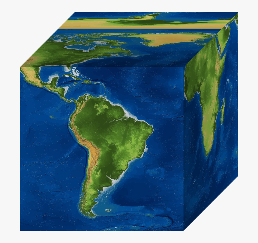 Earth Cube - World Transparent Background, HD Png Download ...