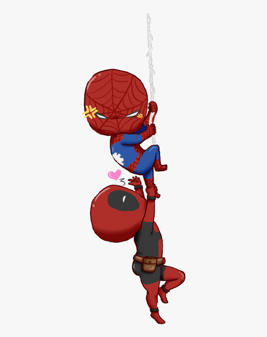 Iron Man And Spider Man Chibi, HD Png Download , Transparent Png Image ...
