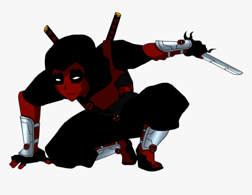 Deadpool Clipart Kid - Kid Deadpool Fan Art, HD Png Download ...