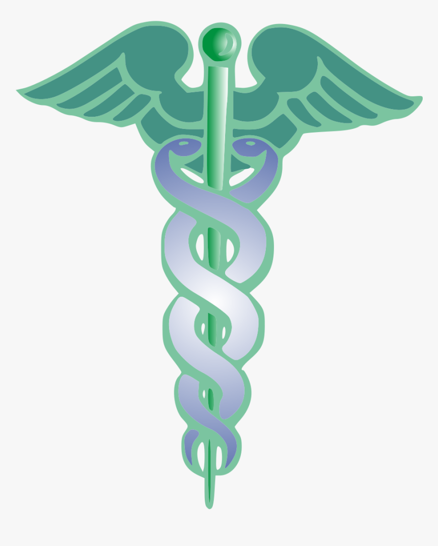 File - Caduceus Color - Svg - Caduceus Clipart, HD Png Download ...