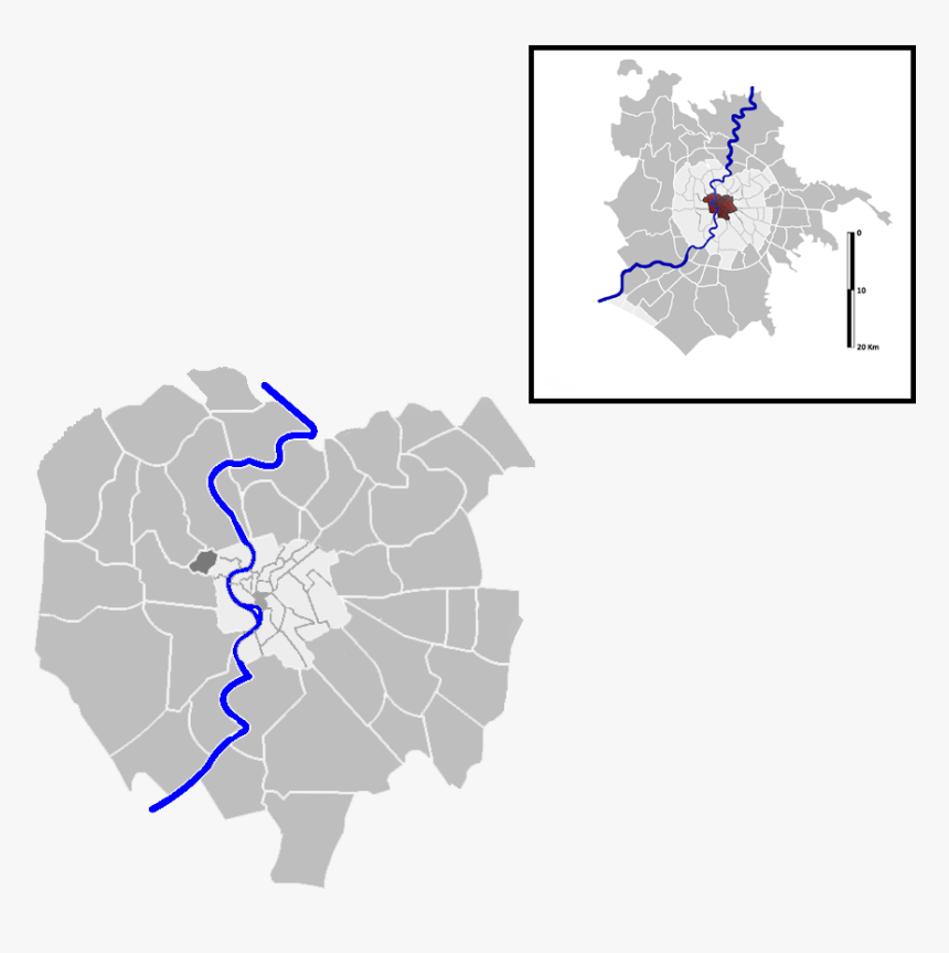 Mappa Quartieri Roma - Monte Sacro Roma Mappa, HD Png Download ...