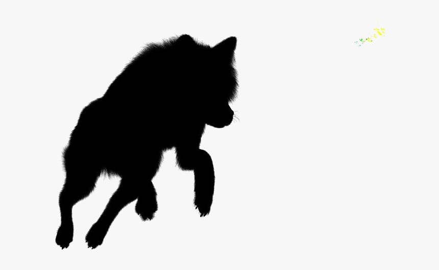 Wolf Jumping Drawing