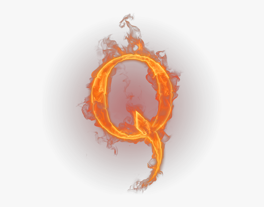 Transparent Fire Letters Png - Letter Q Fire Png, Png Download , Transparent Png Image - PNGitem