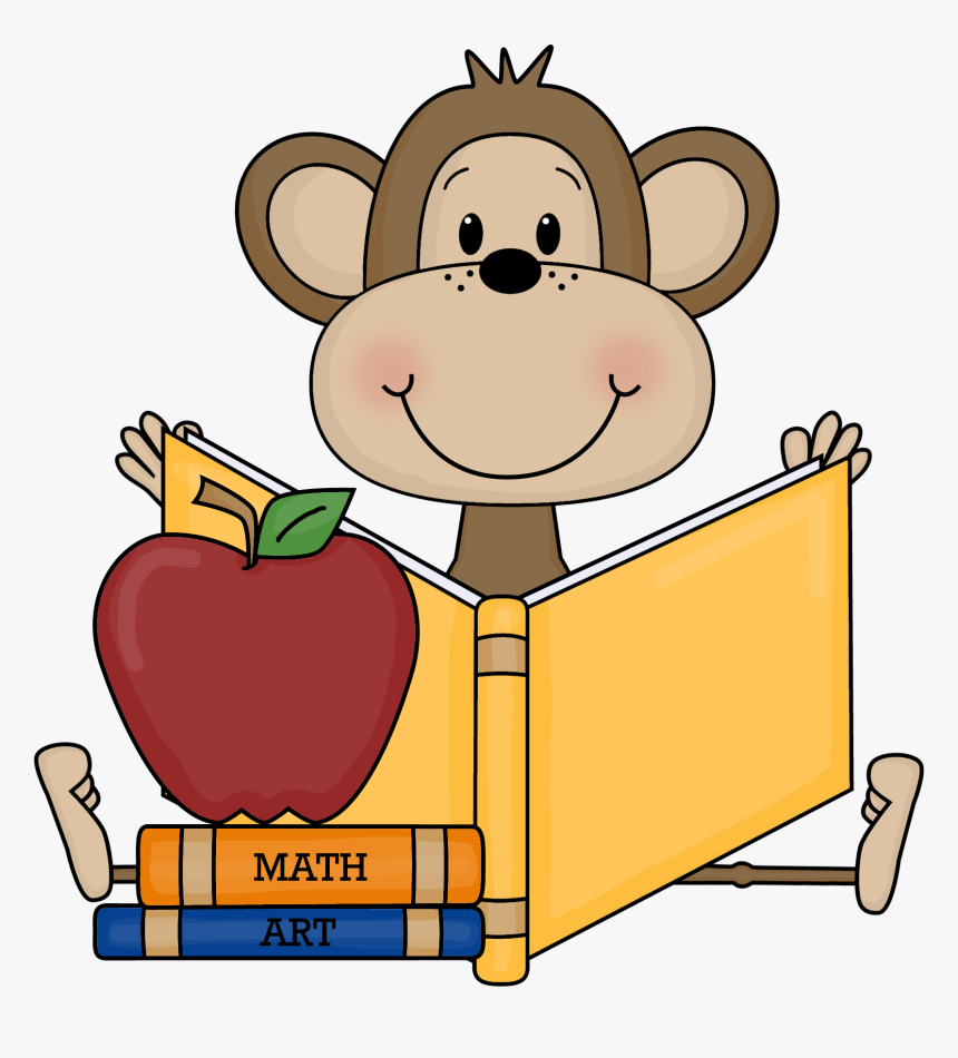 Monkey School Clipart Writing Clip Art For Teachers - Writing Clipart ...