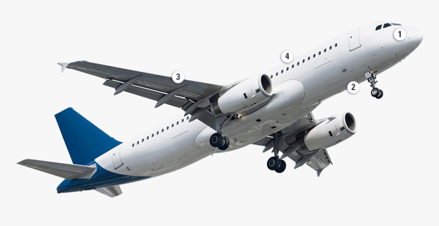 Aerospace Diagram - Plane Flying White Background, HD Png Download ...
