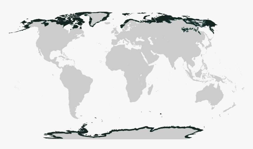 Biome Map 11 - Temperate Grasslands Of The World, HD Png Download ...