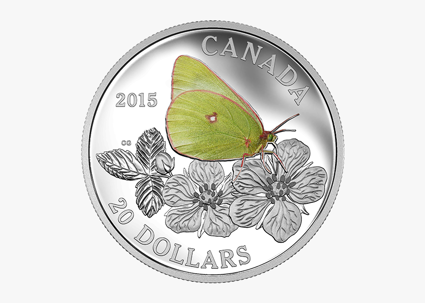 Canadian Butterfly Coin, HD Png Download , Transparent Png Image - PNGitem